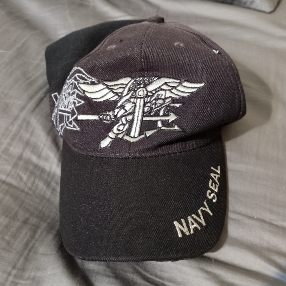 Navy Seals Hat Cap Military Golden Lion One Size Fits… - Gem